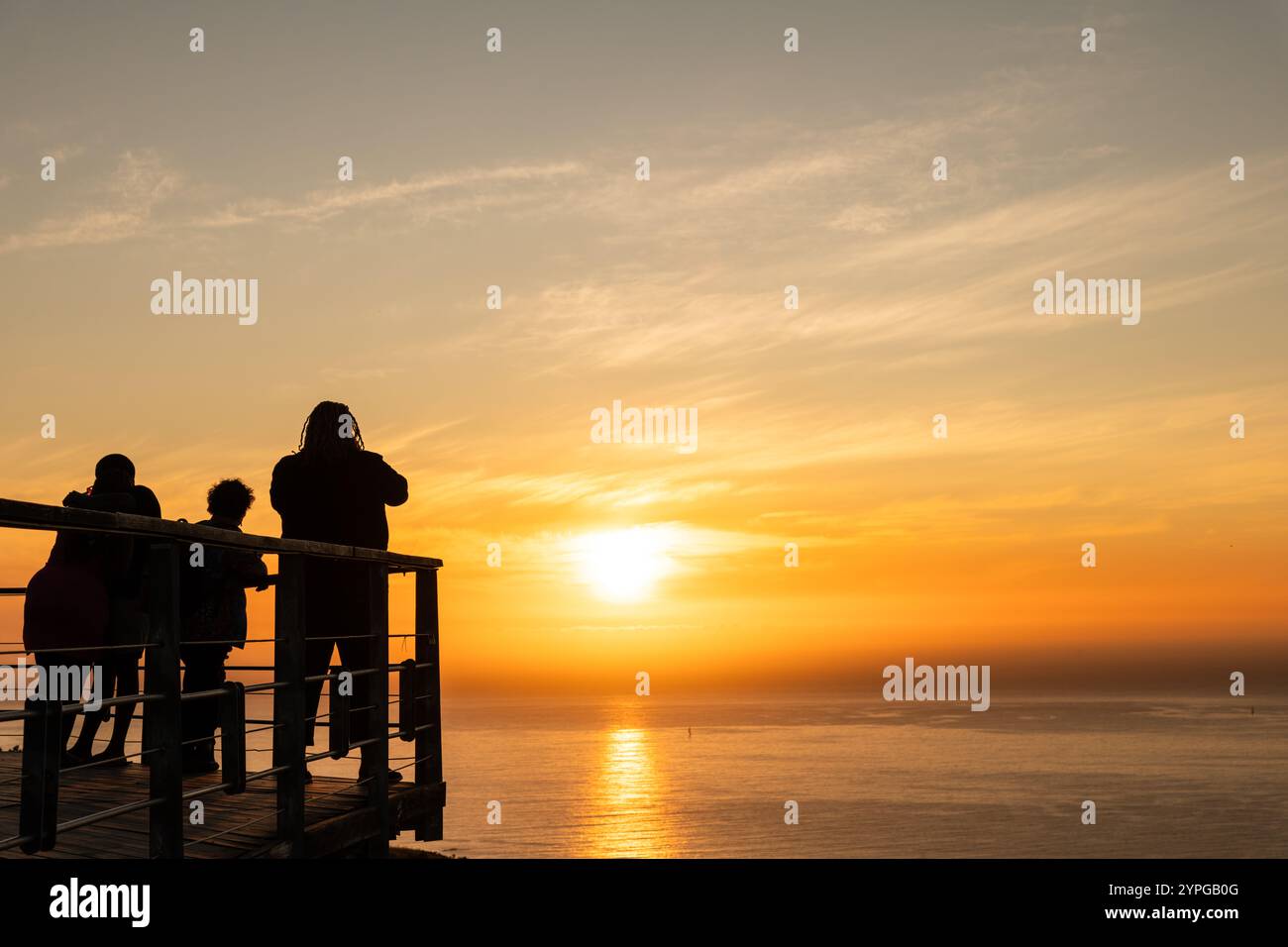 Sunset from Lions head, Cape Town Stock Photo - Alamy