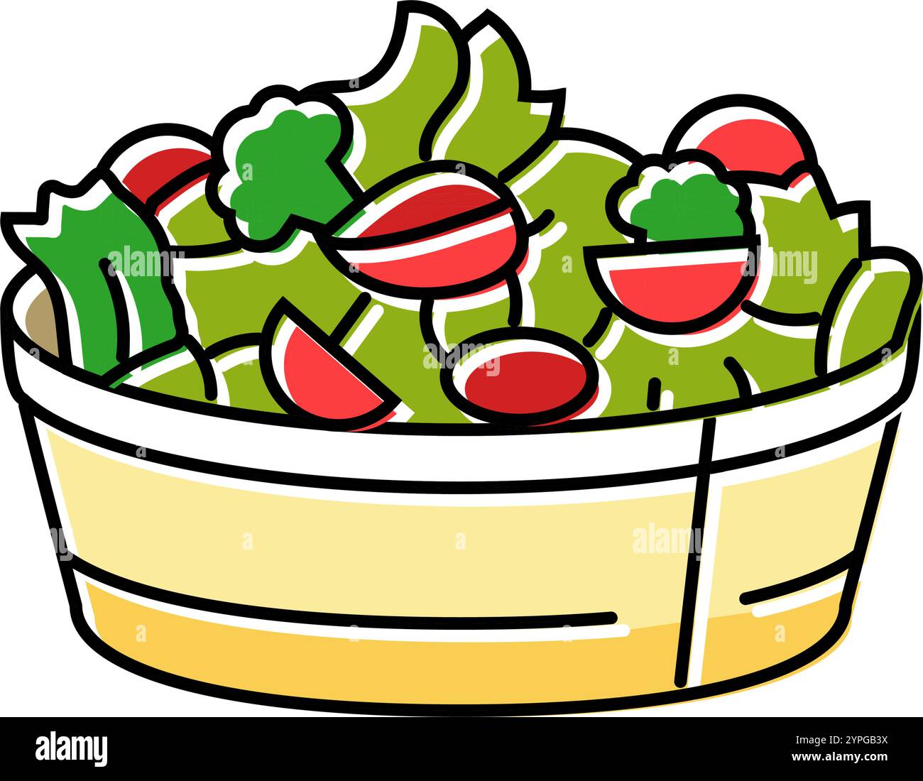 egg roll fast food color icon vector illustration Stock Vector Image ...