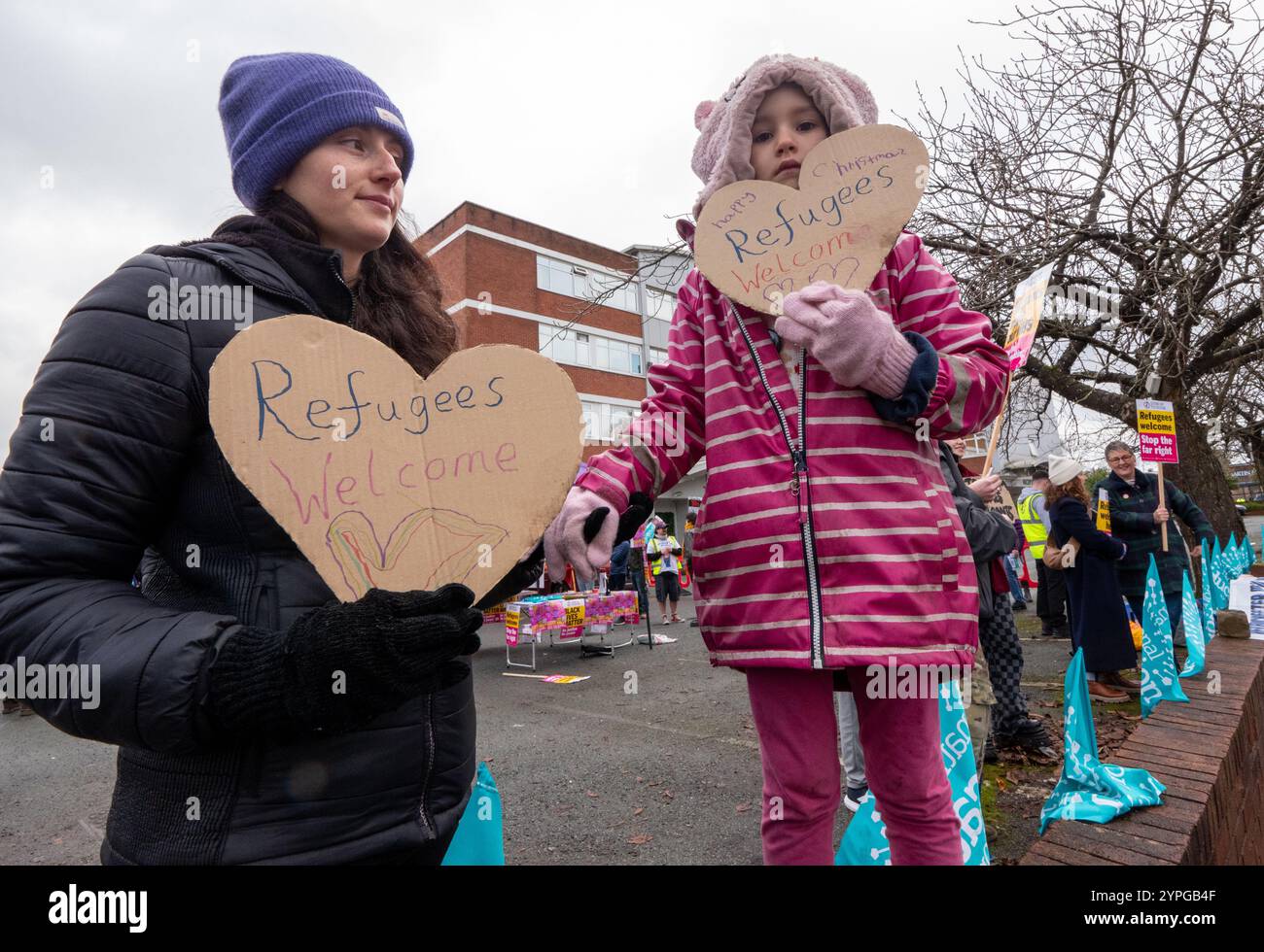 Kate and daughter Autumn show support for refugees. On Saturday, 30th ...