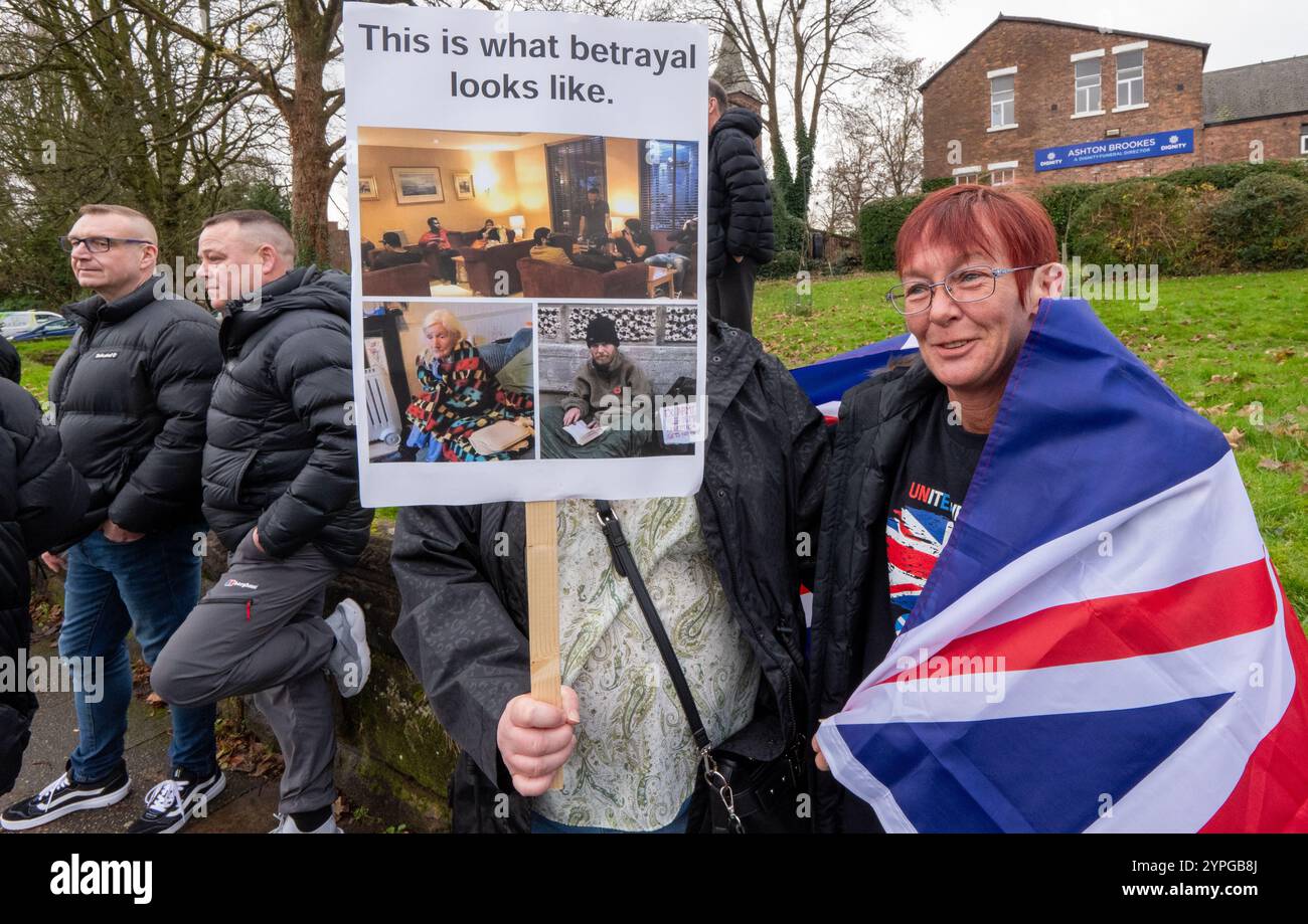 Counter protest against Unity Rally across the road from Cresta Court ...