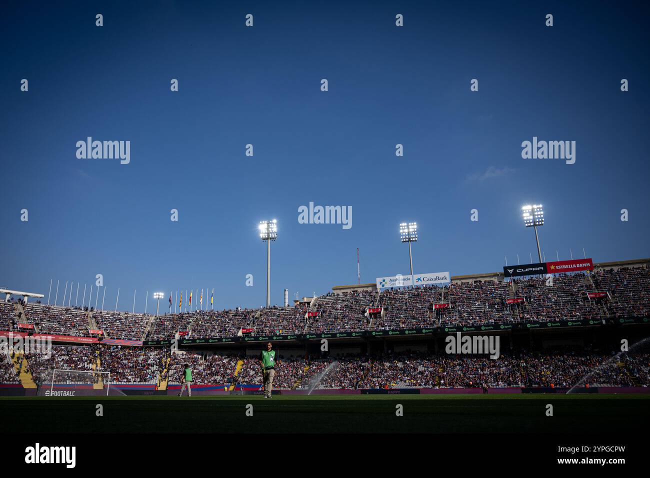 General view inside the stadium during a La Liga EA Sports match ...