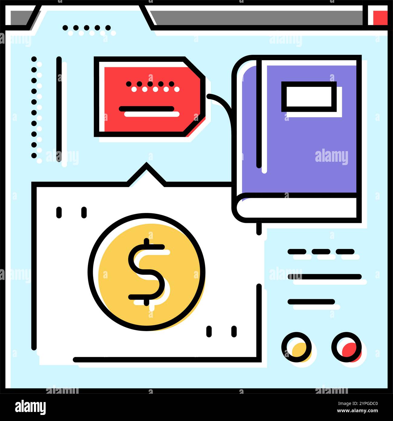 remote fitness coaching color icon vector illustration Stock Vector ...