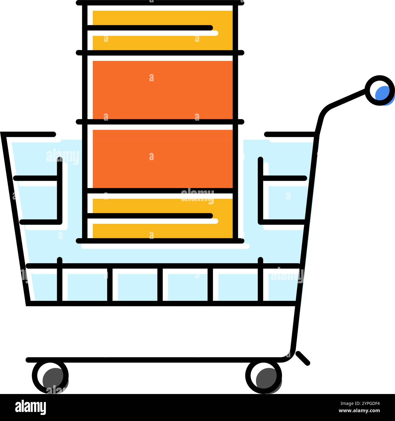 market oil industry color icon vector illustration Stock Vector Image ...