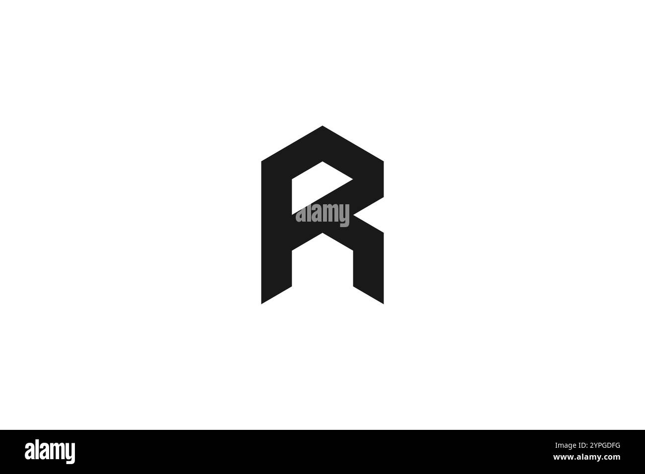 R logo. R letter. R letter logo design. The initials R logo is linked ...