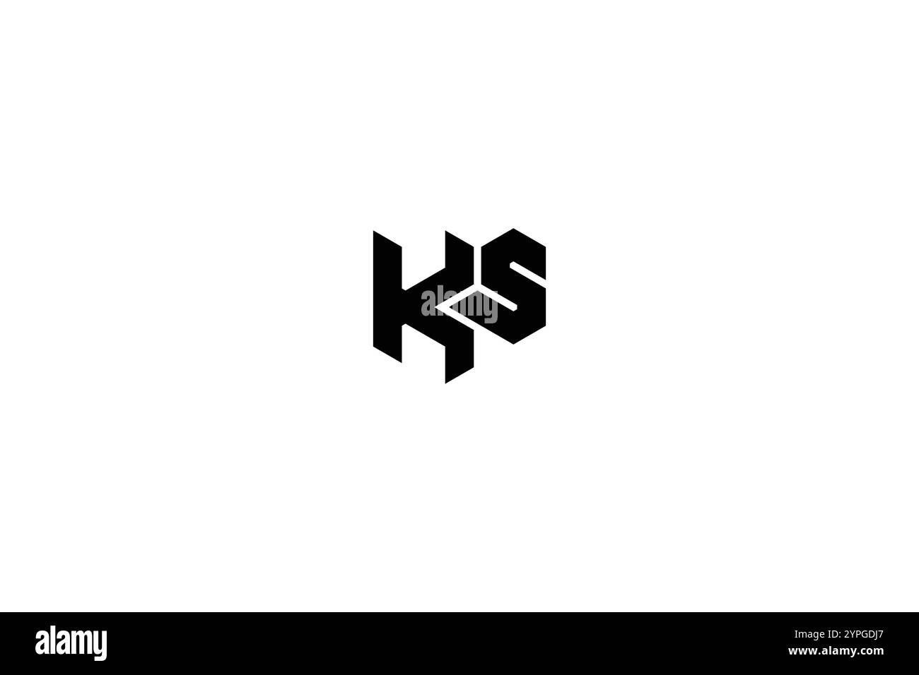 KS logo. KS letter. KS letter logo design. Initials KS logo linked with ...
