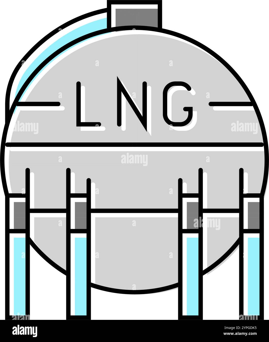 liquefied natural gas lng color icon vector illustration Stock Vector Image & Art - Alamy