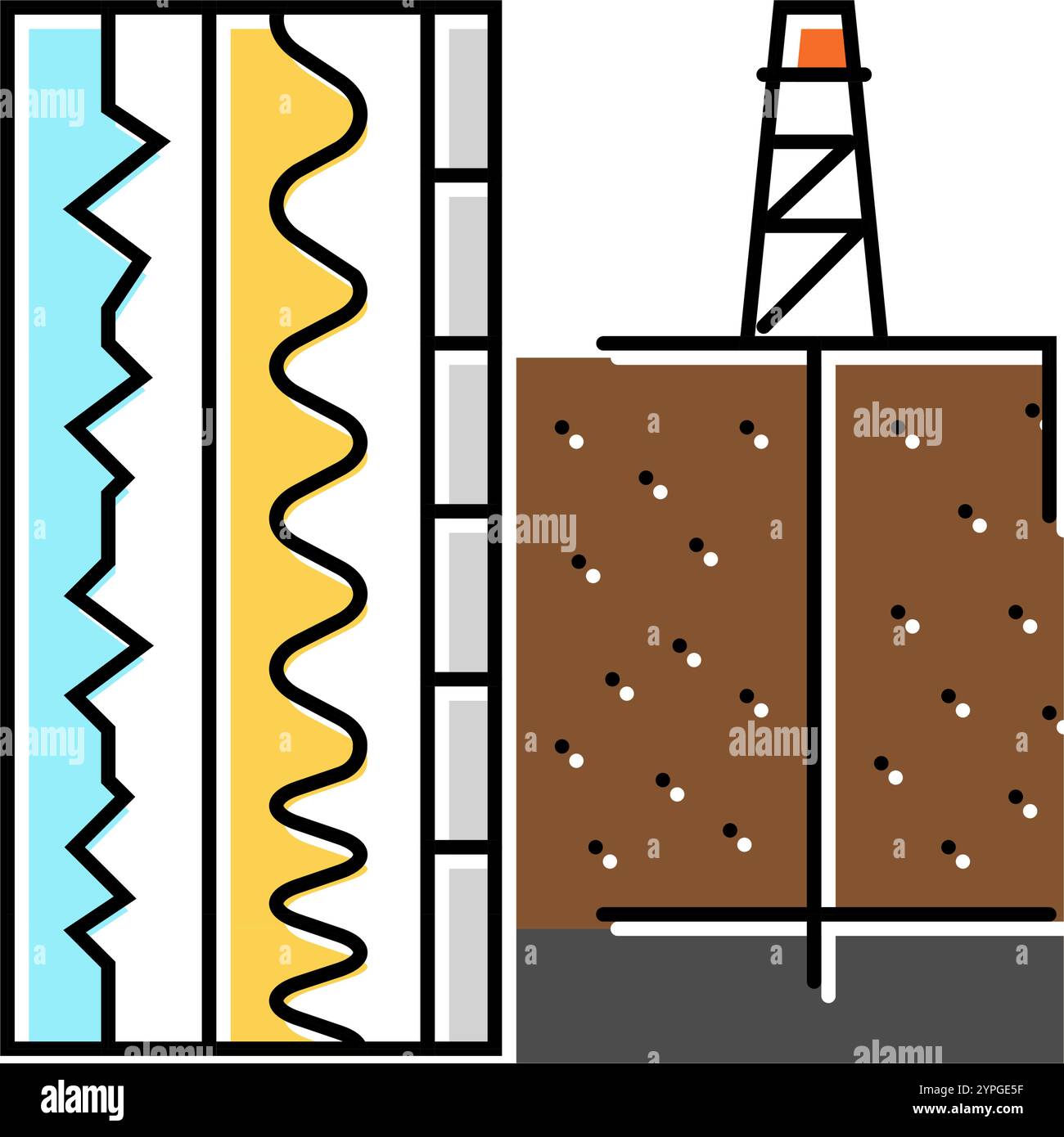 Shale gas site Stock Vector Images - Alamy