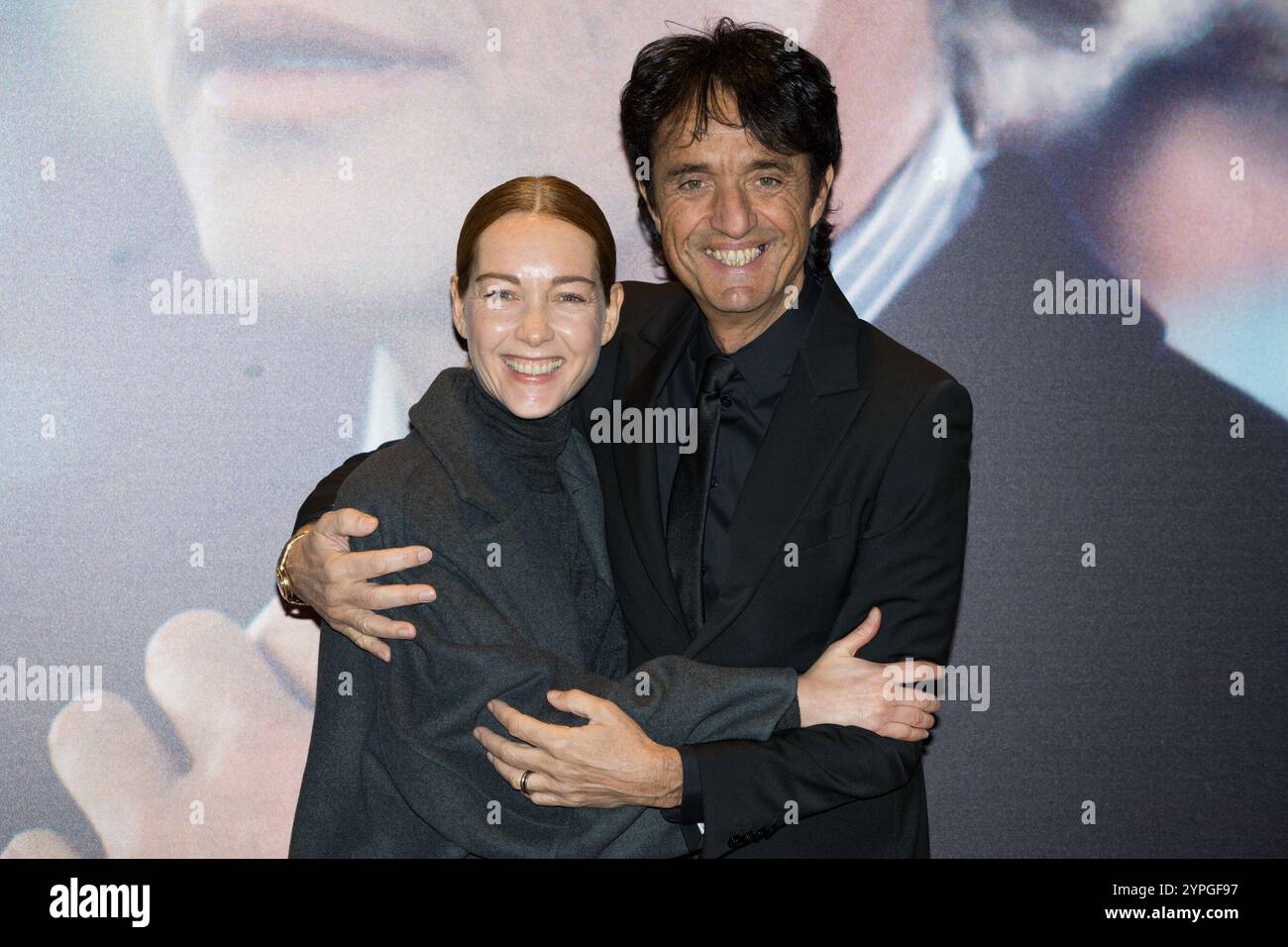 Turin, Italy. 30th Nov, 2024. Italian actress Cristiana Capotondi (left ...