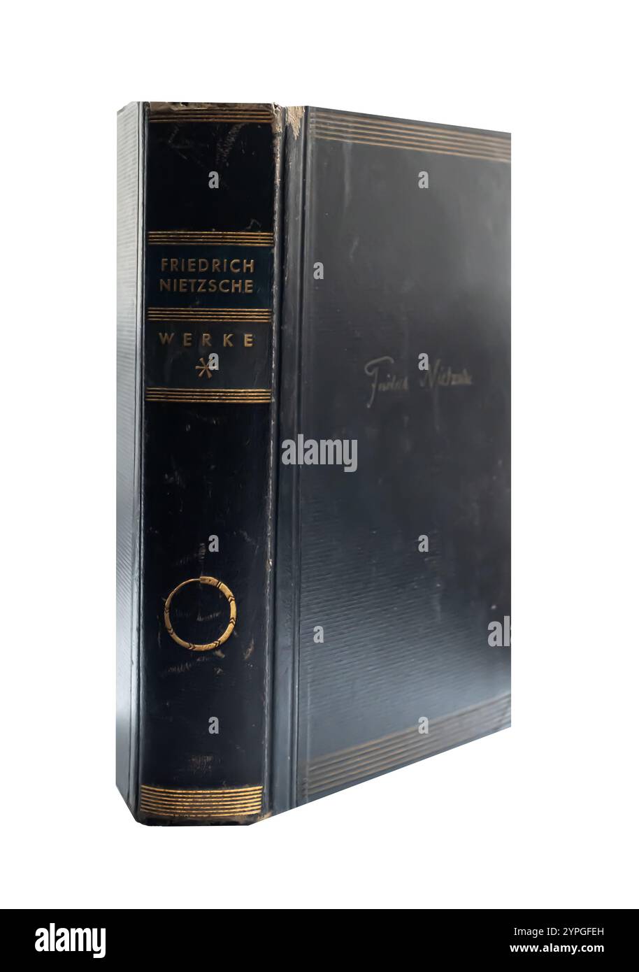 Book spine of Friedrich Nietzsche - Werke in zwei Bänden - Erster Band ...