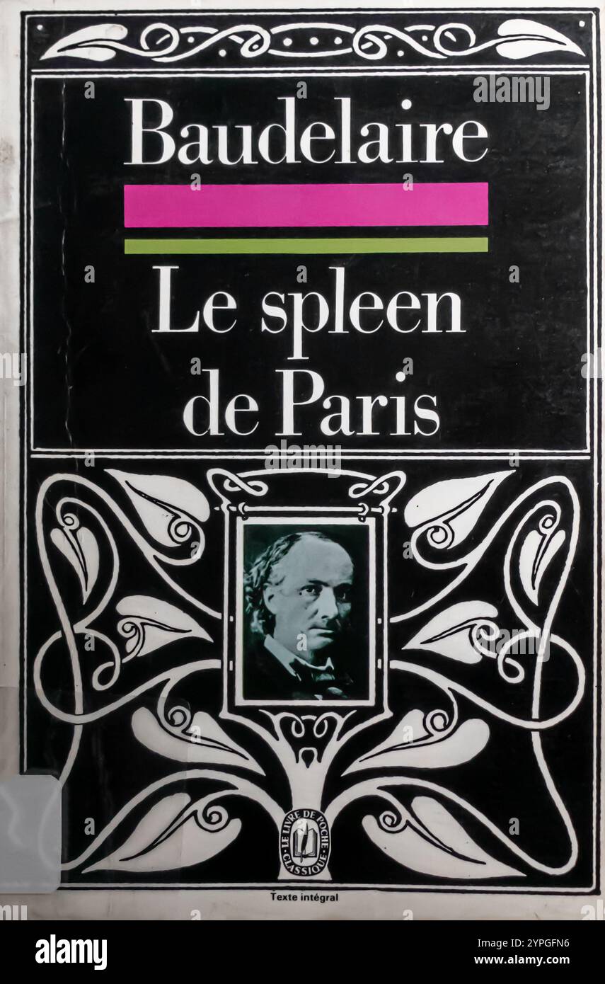 Le Spleen De Paris, Baudelaire, book cover Stock Photo - Alamy