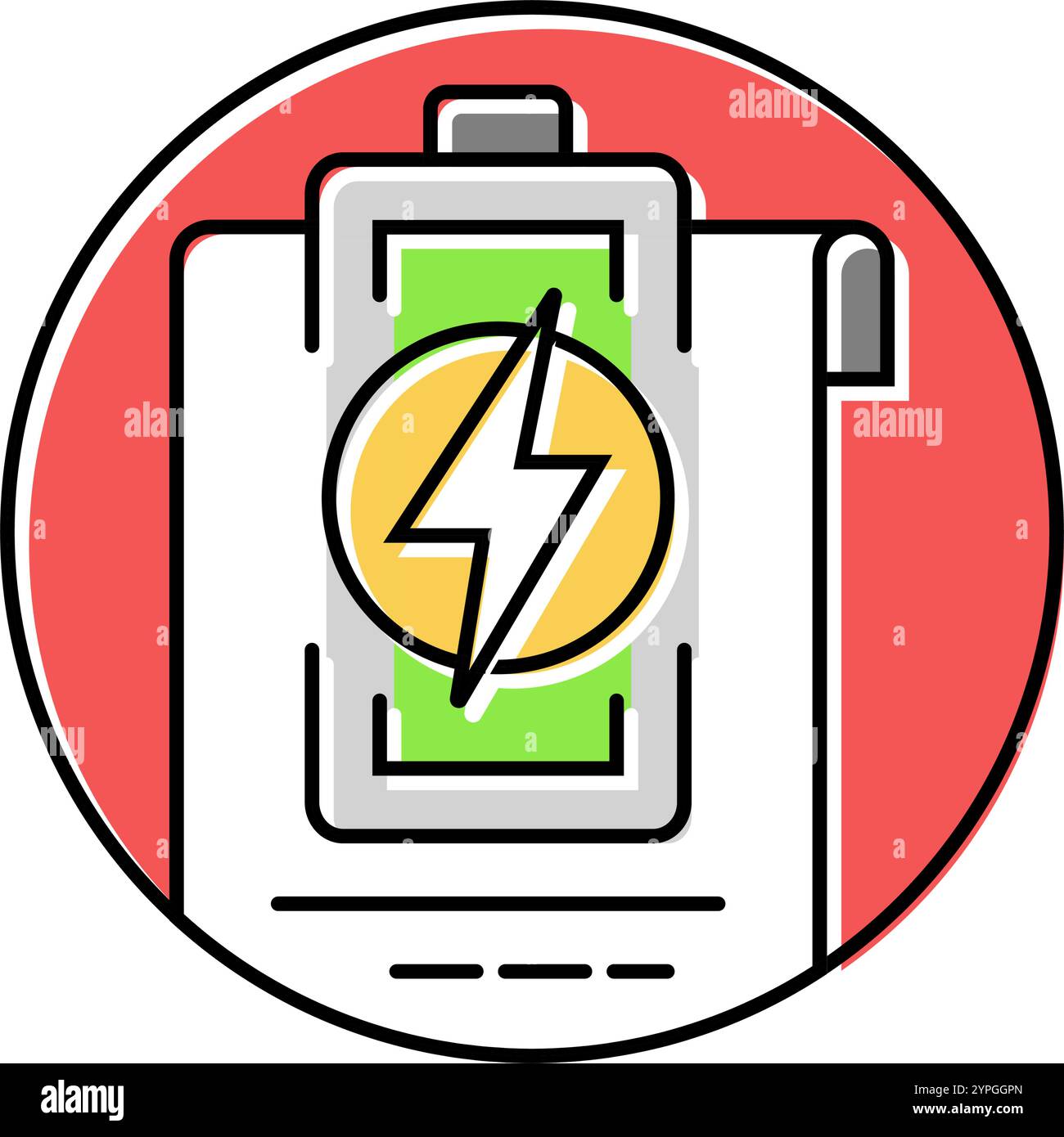 energy conservation programs color icon vector illustration Stock ...