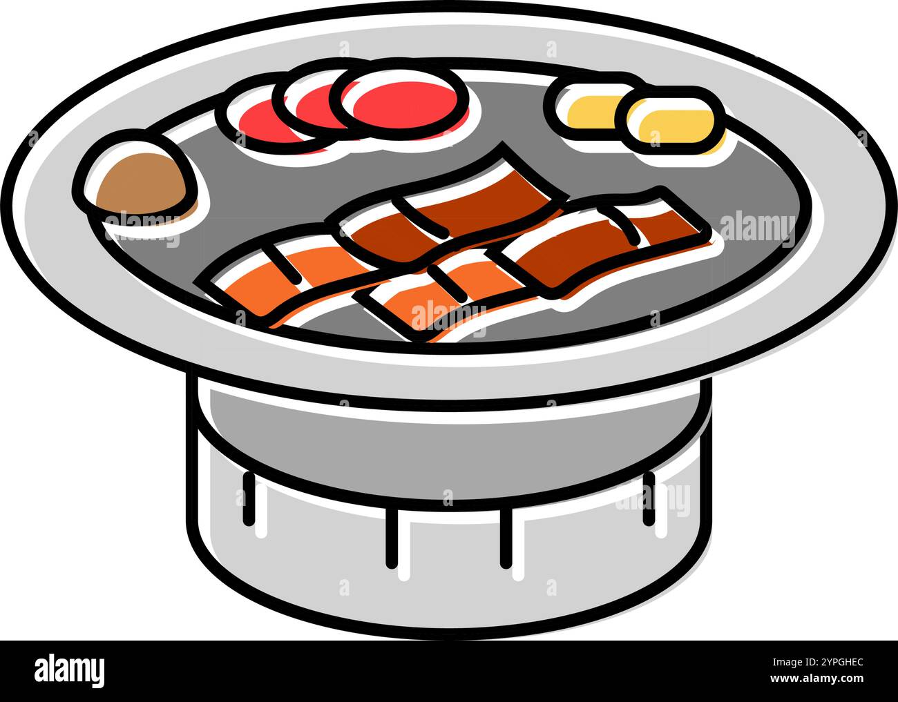soju bottle korean cuisine color icon vector illustration Stock Vector ...
