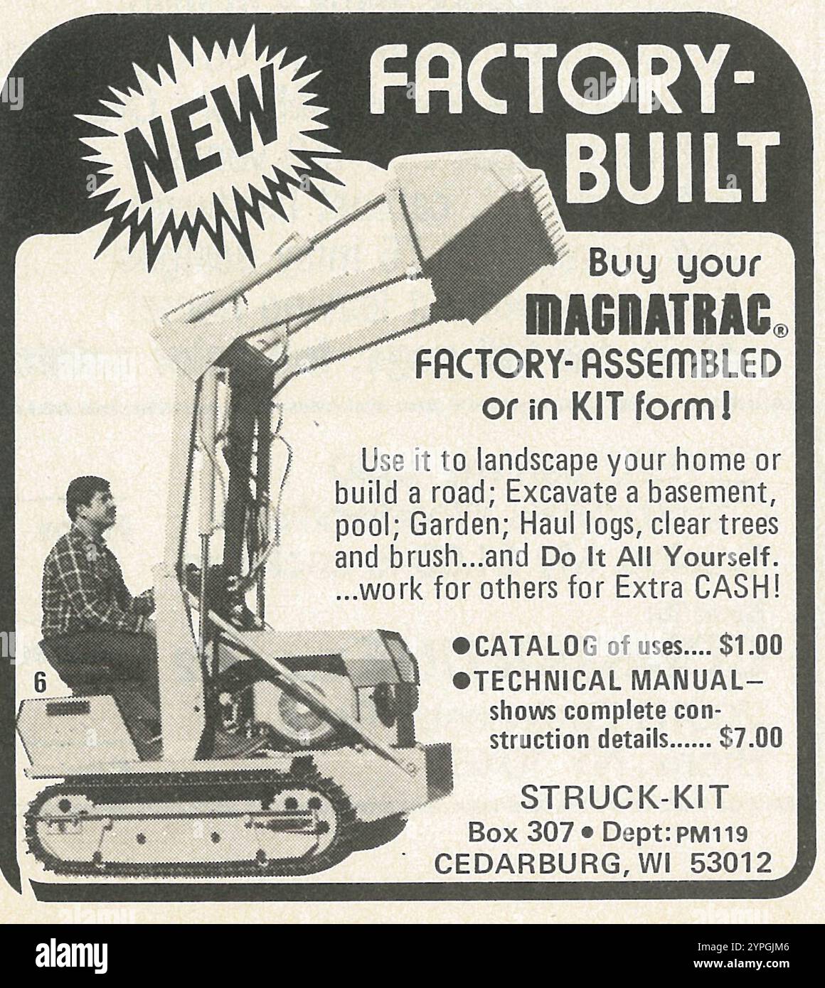 1989 Magnatrac Struck Kit Struck Compact Construction Equipment | Mini ...