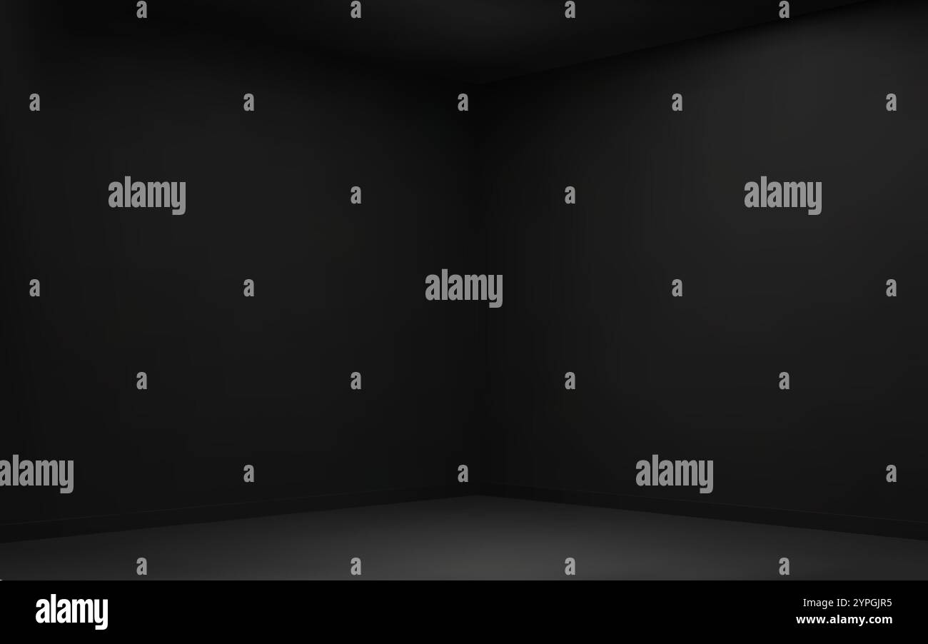 Dark empty office room Stock Vector Images - Alamy