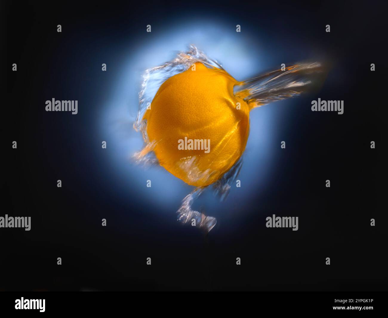 Arresting ethereal colour infused imaginative water collision macro ...