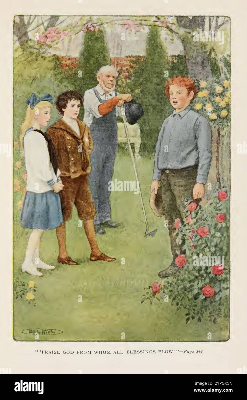 Vintage Book Plate Illustration from "the Secret Garden" by Maria ...