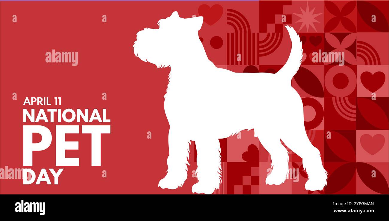 National pet day Stock Vector Images - Alamy