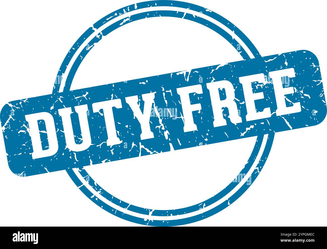 duty free round stamp isolated on transparent background. duty free ...