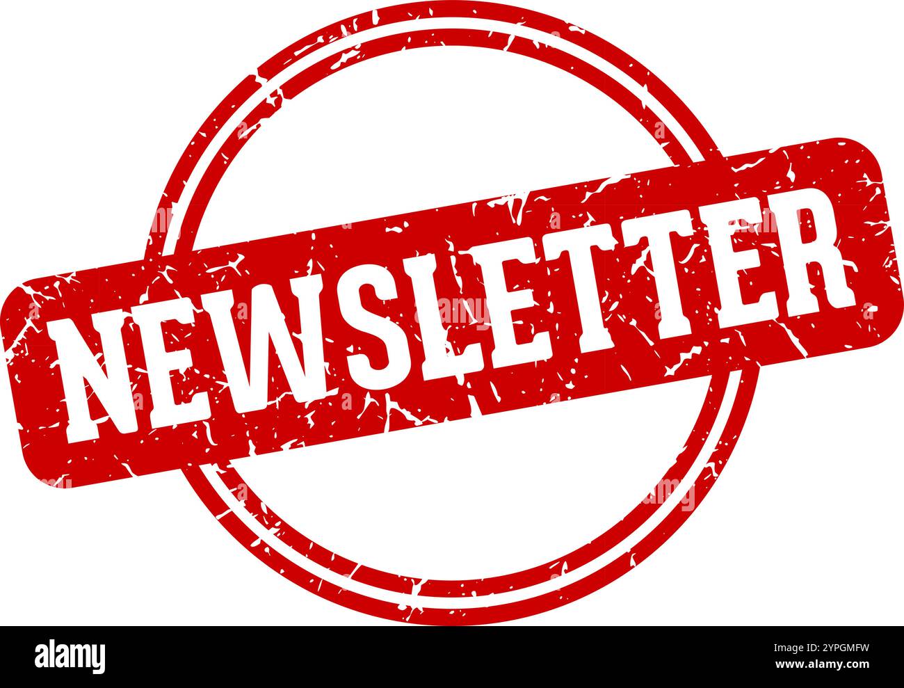 newsletter round stamp isolated on transparent background. newsletter ...