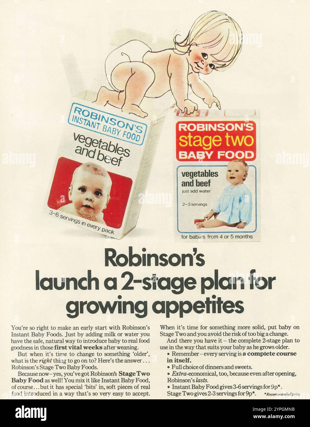 Magazine food ad 70s hi-res stock photography and images - Alamy