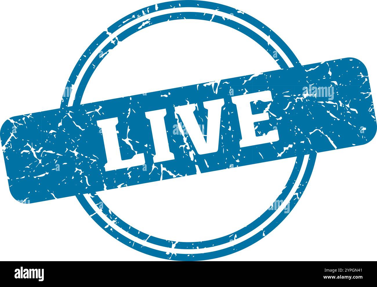 live round stamp isolated on transparent background. live stamp Stock ...
