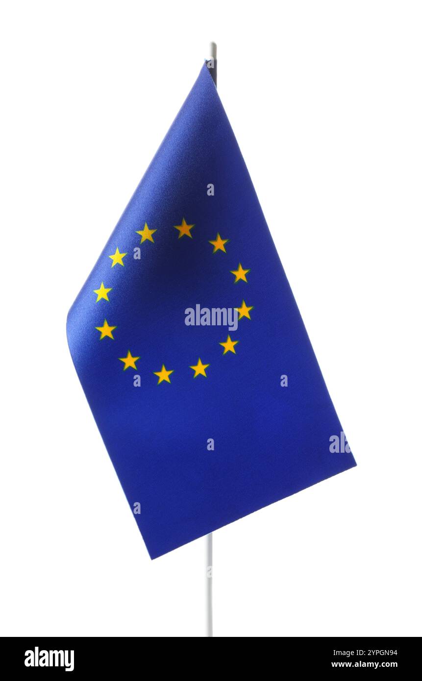 Flag of European Union isolated on white Stock Photo - Alamy