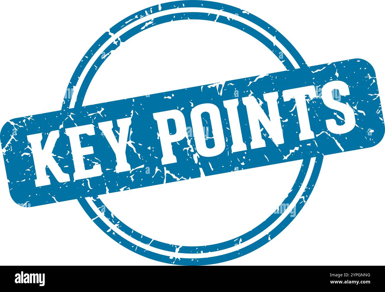 key points round stamp isolated on transparent background. key points ...