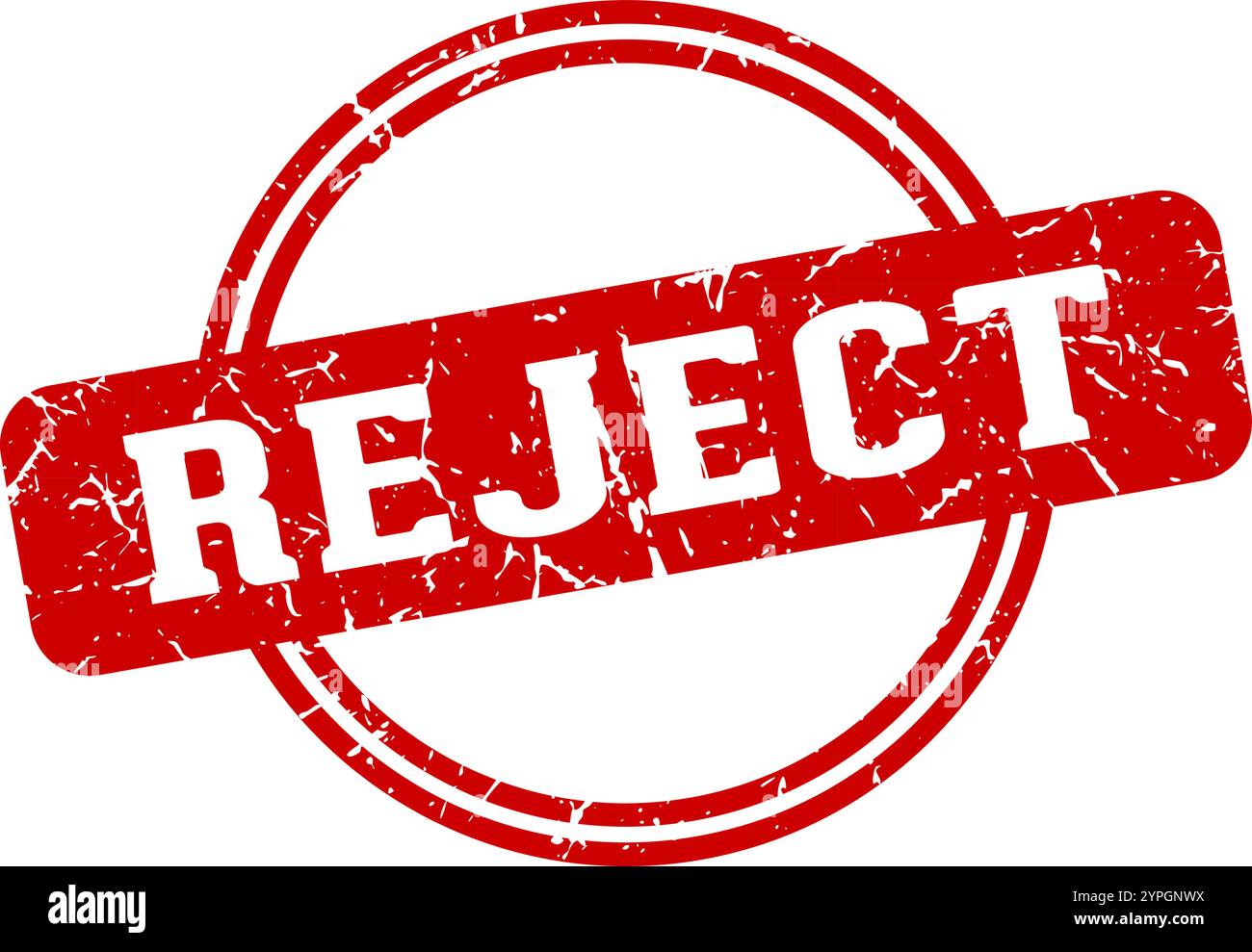 reject round stamp isolated on transparent background. reject stamp ...