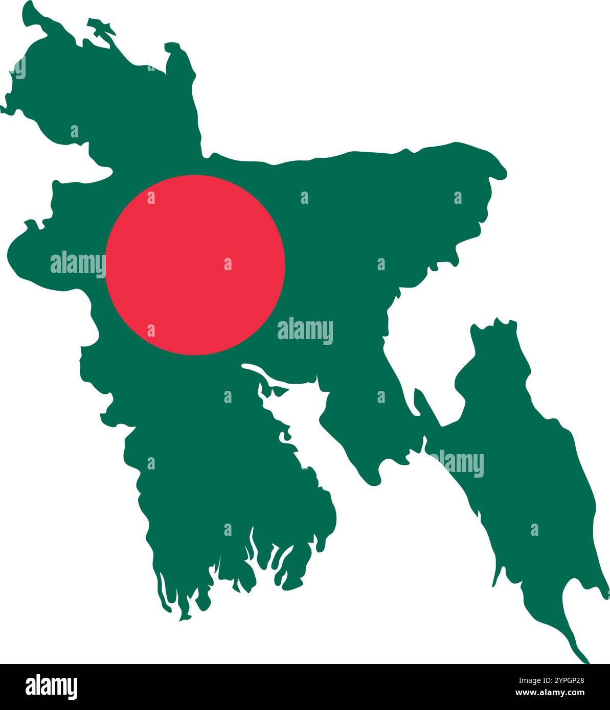 Bangladesh map outline hi-res stock photography and images - Alamy