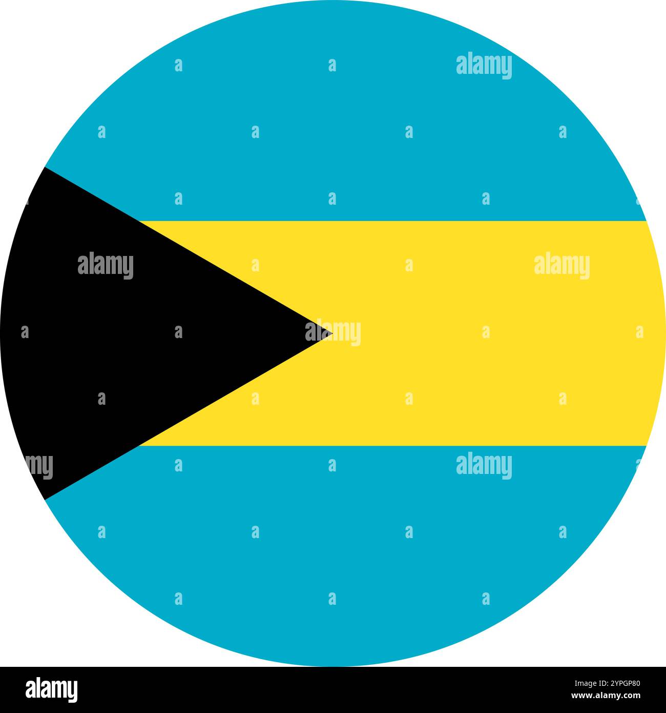 Bahamas flag, circle frame, round icon Stock Vector Image & Art - Alamy