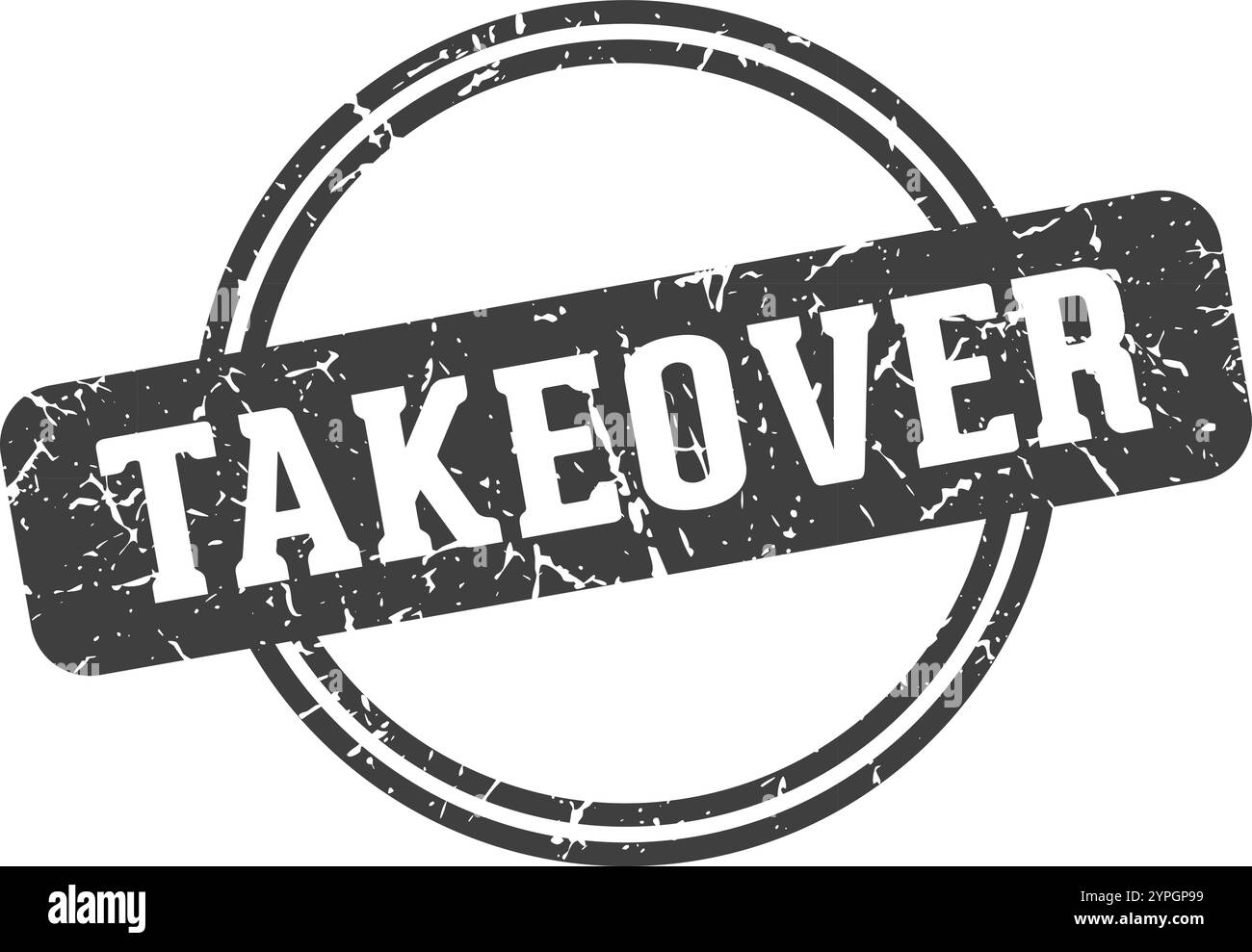 takeover round stamp isolated on transparent background. takeover stamp ...