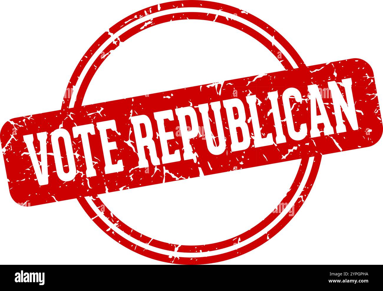 vote republican round stamp isolated on transparent background. vote ...