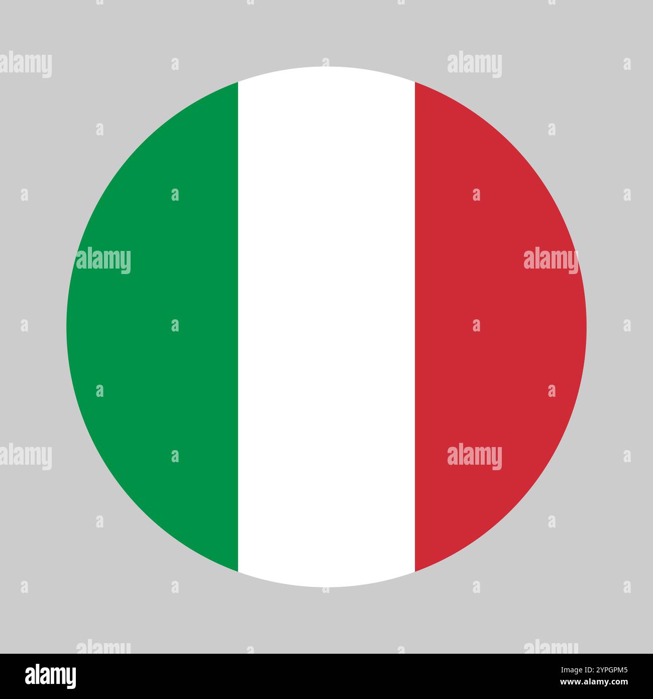 Italy flag, circle frame, round icon Stock Vector Image & Art - Alamy