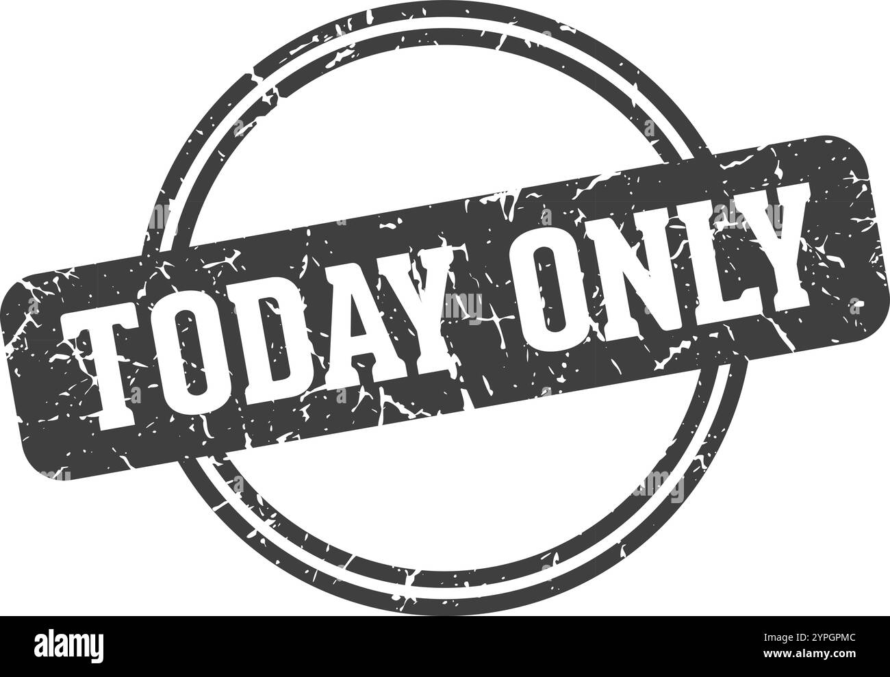 today only round stamp isolated on transparent background. today only ...