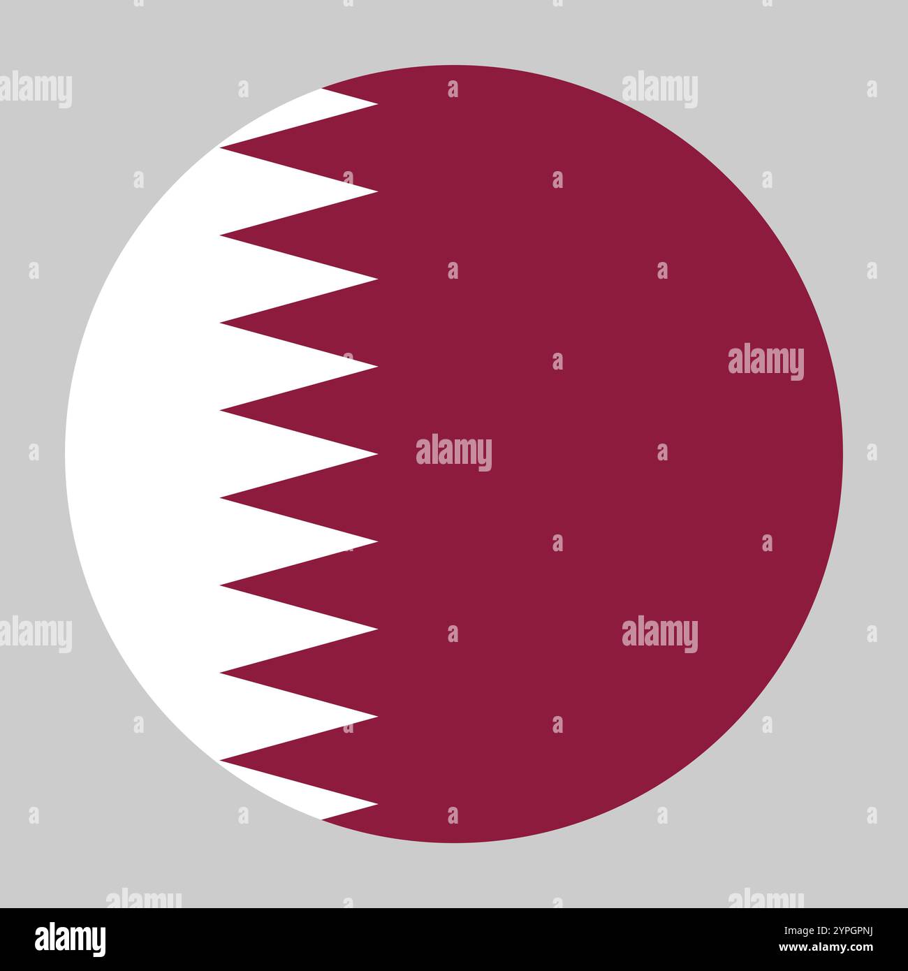 Qatar flag, circle frame, round icon Stock Vector Image & Art - Alamy