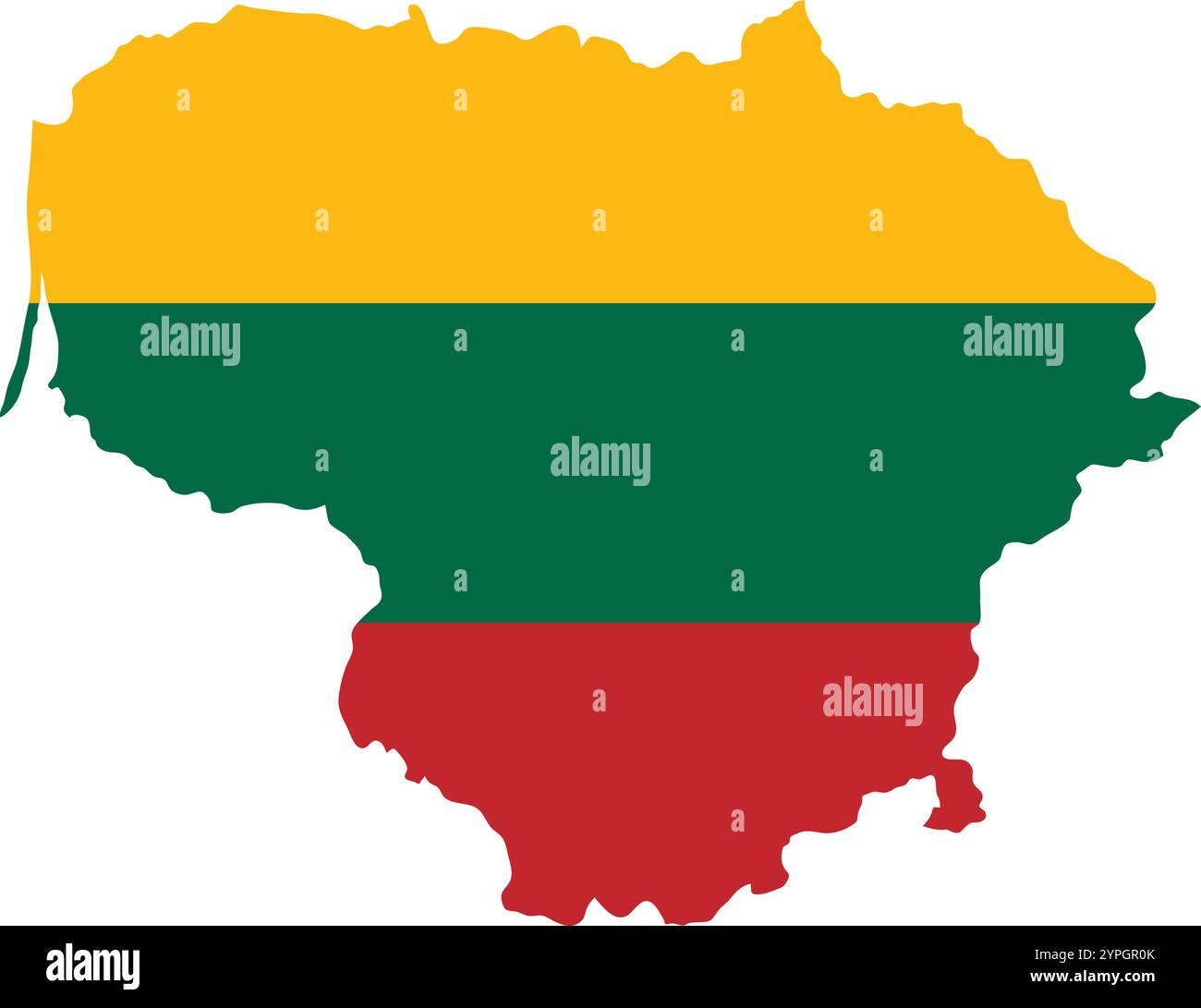 Lithuania contour map Stock Vector Images - Alamy