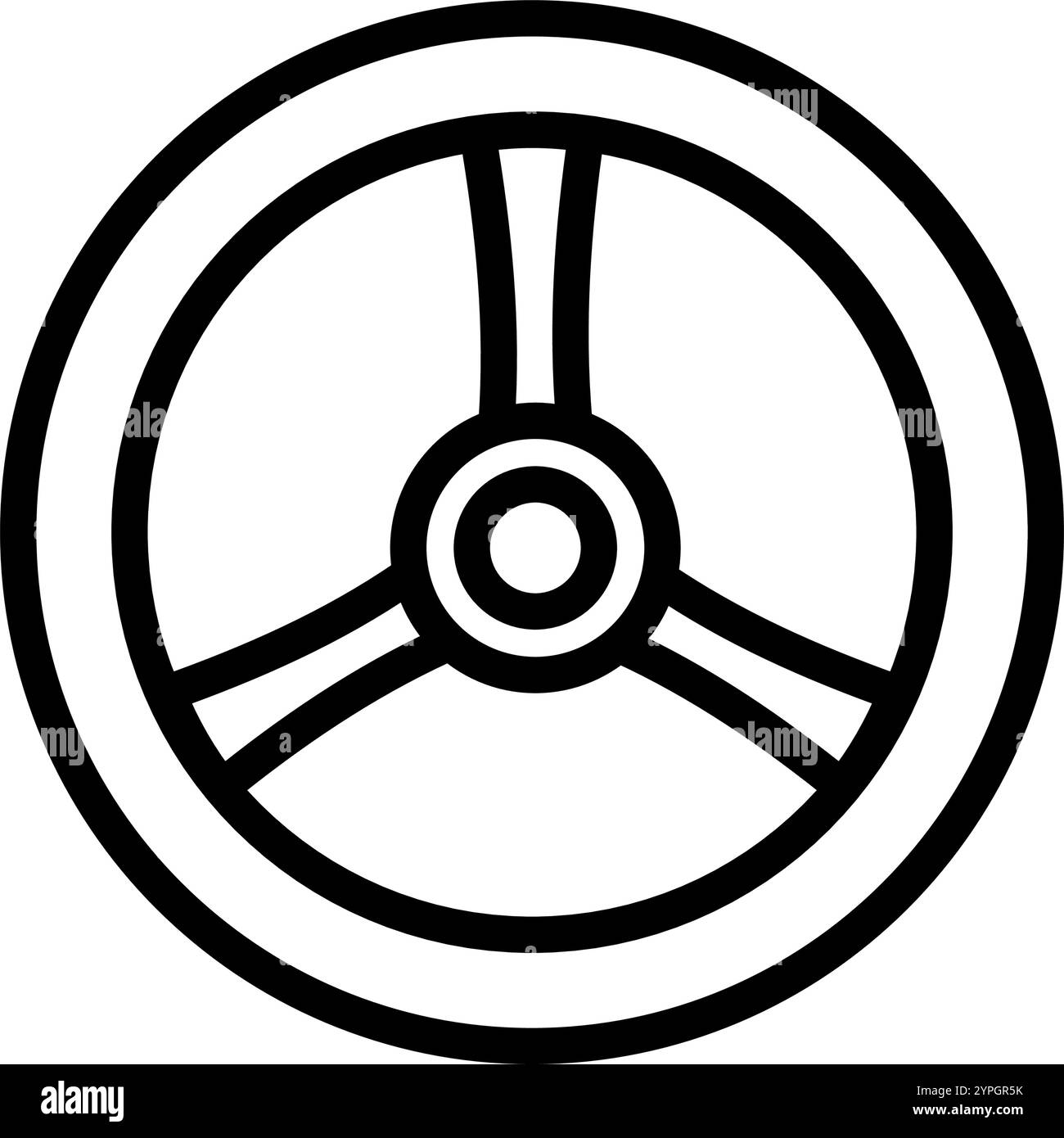steering wheel - vector icon Stock Vector Image & Art - Alamy