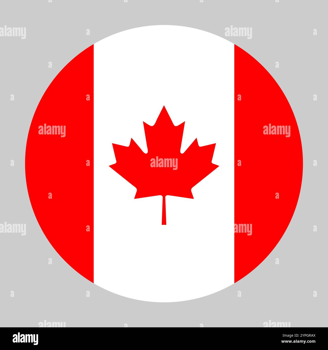 Circle canada day maple leaf Stock Vector Images - Alamy