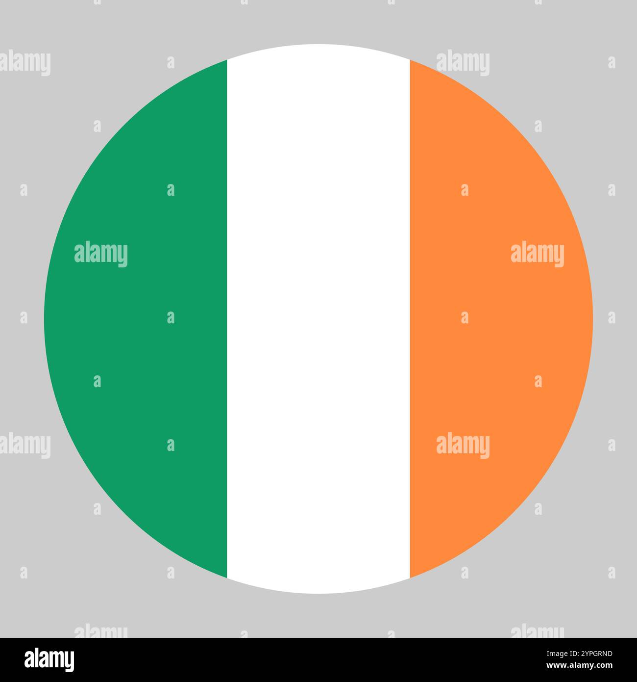Ireland flag, circle frame, round icon Stock Vector Image & Art - Alamy