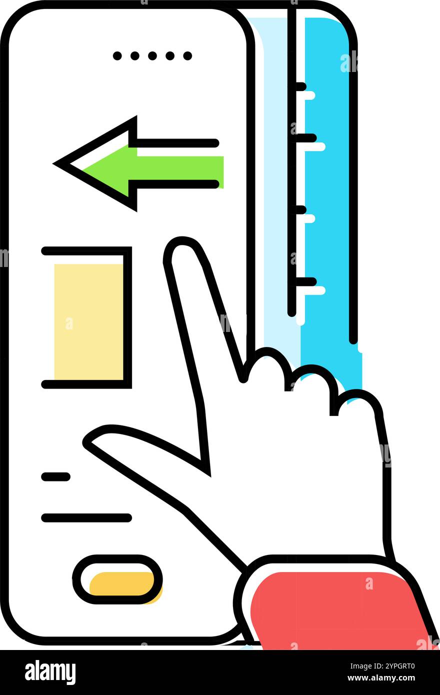 ui animation ux ui design color icon vector illustration Stock Vector Image & Art - Alamy