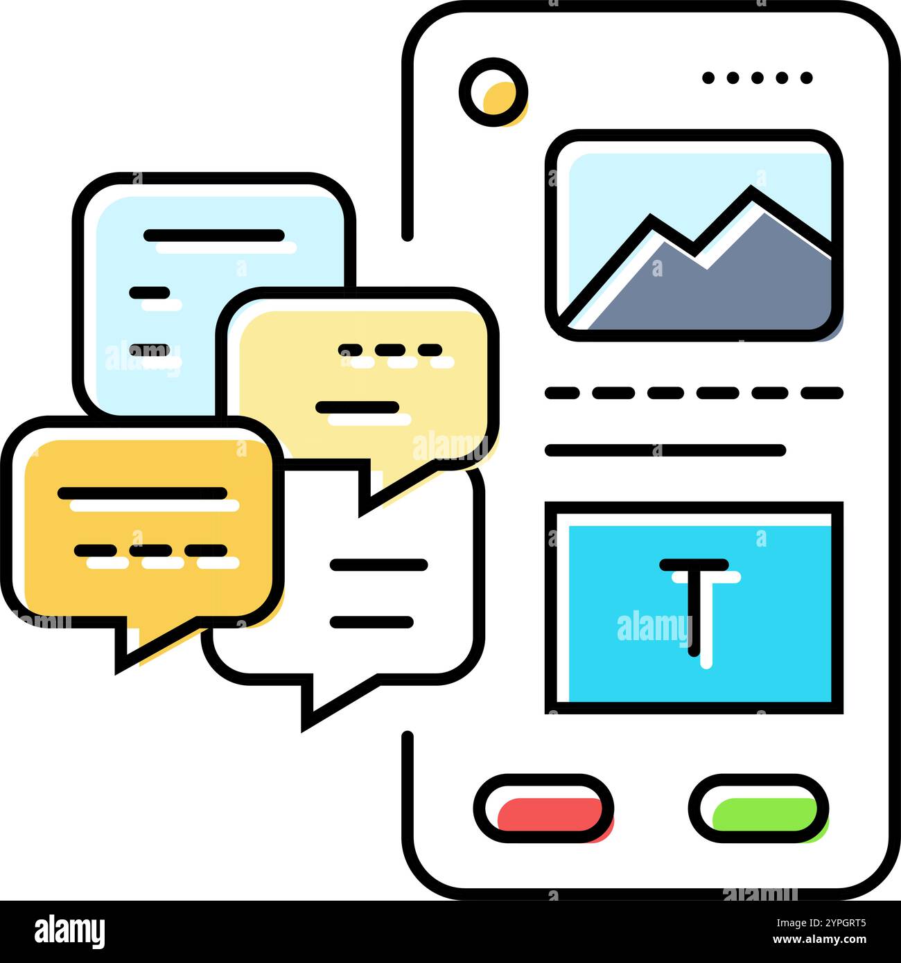 crazy 8s ux ui design color icon vector illustration Stock Vector Image ...