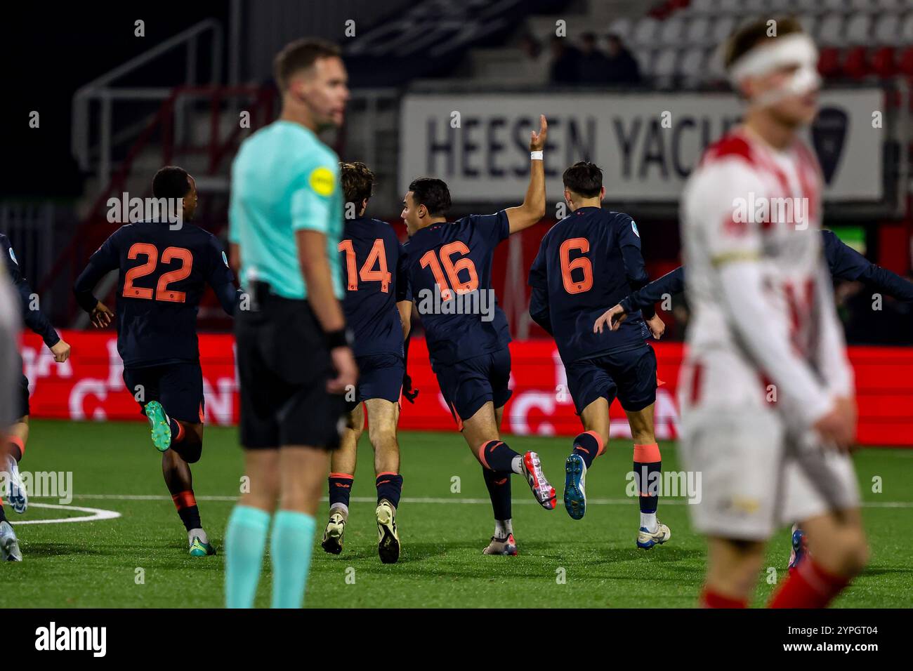 Oss, Netherlands. 30th Nov, 2024. OSS, 30-11-2024, Frans Heesen Stadium ...