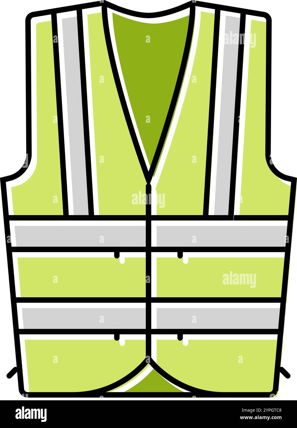 vest ppe protective equipment color icon vector illustration Stock ...
