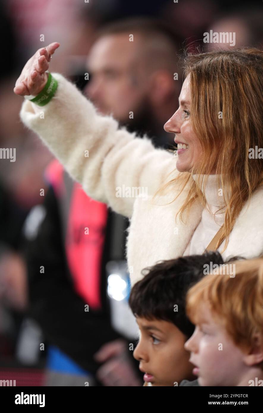 Geri Halliwell-Horner before an international friendly match at Wembley ...