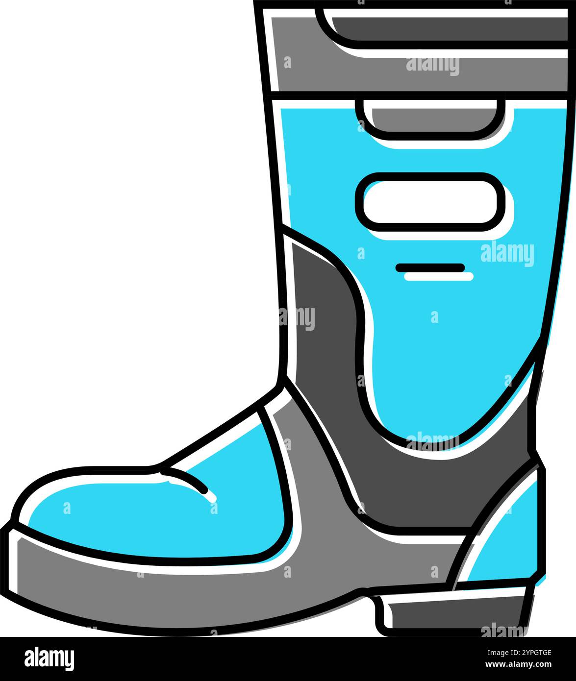 safety shoes ppe protective equipment color icon vector illustration ...