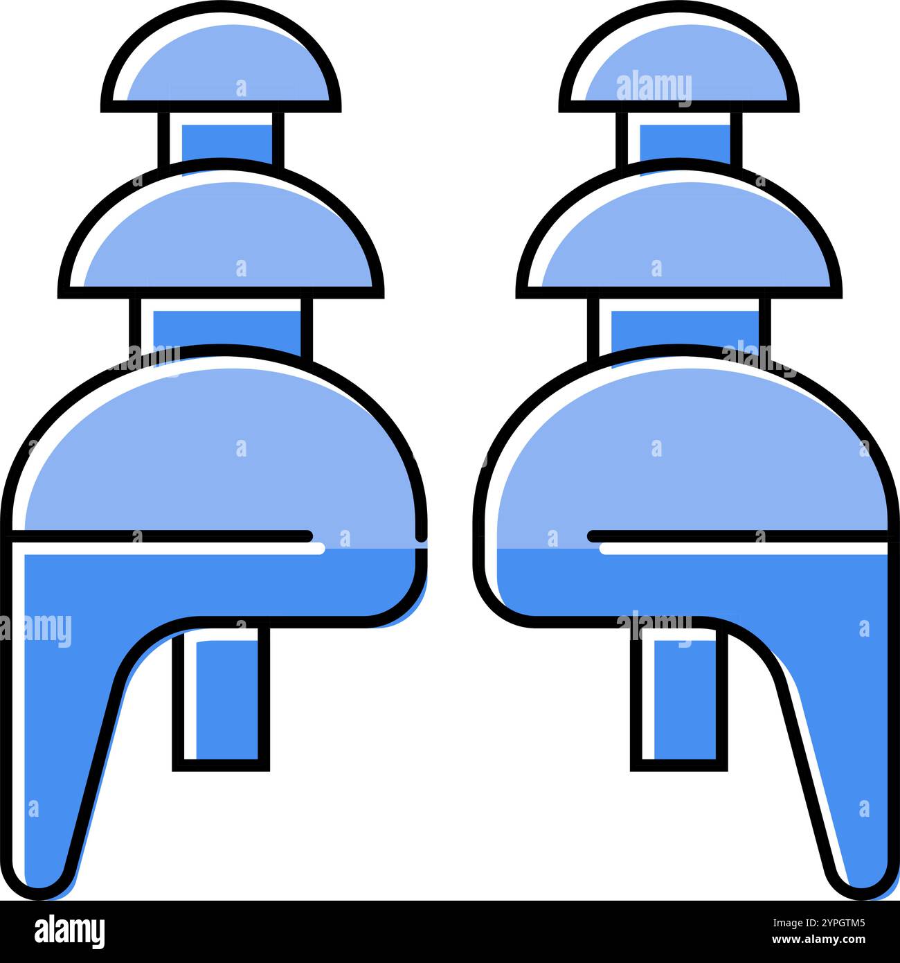 biohazard suit ppe protective equipment color icon vector illustration ...