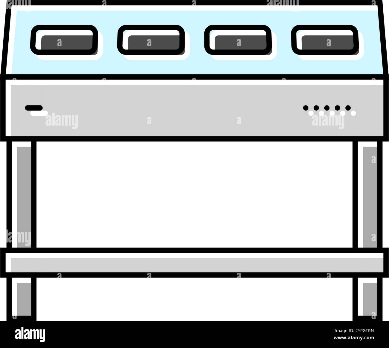 food warmer restaurant equipment color icon vector illustration Stock ...