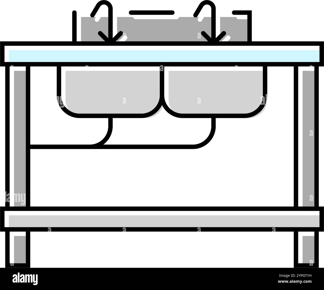 Commercial kitchen sinks hi-res stock photography and images - Alamy