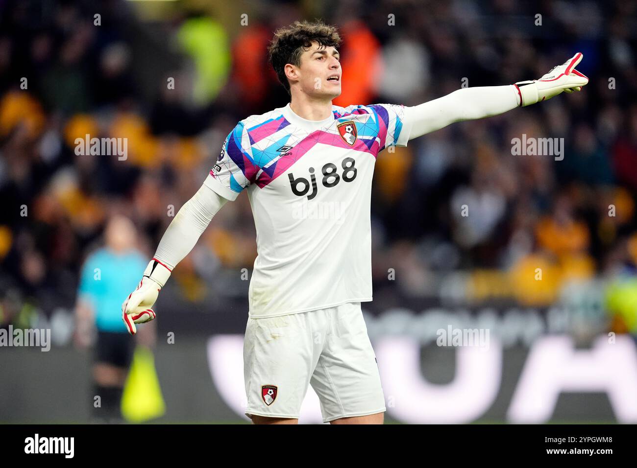 Bournemouth goalkeeper Kepa Arrizabalaga during the Premier League ...