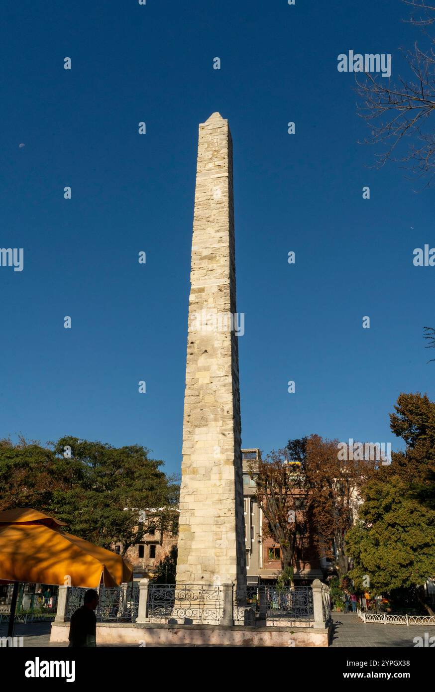 Istanbul, TR - Oct 23, 2024 The Walled Obelisk (Örme Dikilitaş) is a ...
